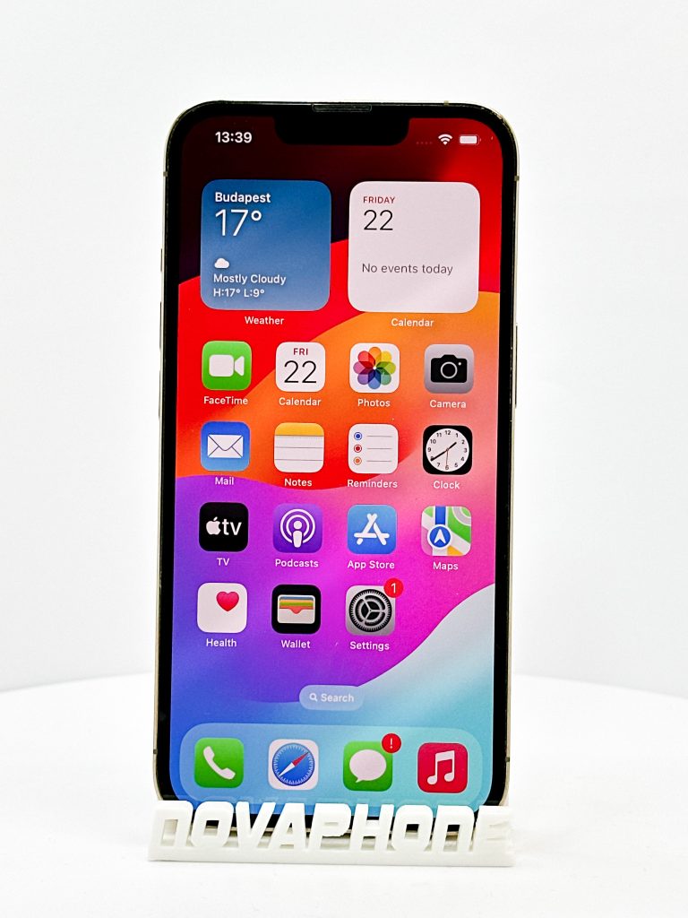 Apple iPhone 13 Pro Max (128GB) - Akku: 100% - Szín: Arany - Nova Phone